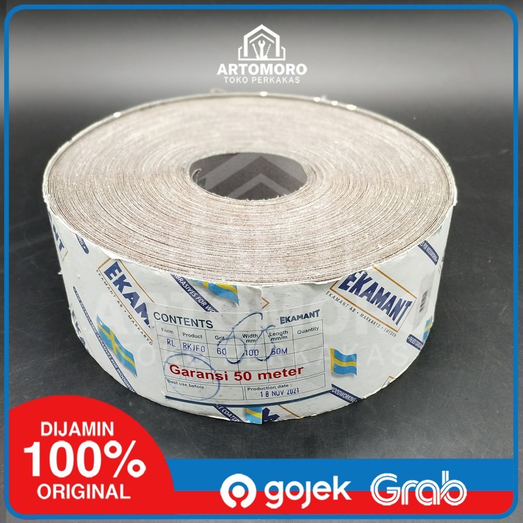 Jual Amplas Meteran 4inch P60 Ekamant | Shopee Indonesia