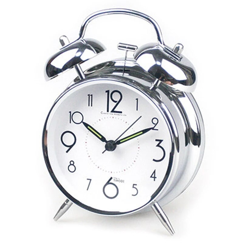 Jual Jam Lonceng Logam Yang Indah Jam Tangan Senyap Jam Alarm Pengingat ...