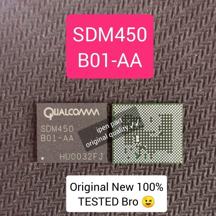 Jual IC CPU Sdm450 B01-AA Original New Tested Oppo SDM 450 IPEN.4547 ...