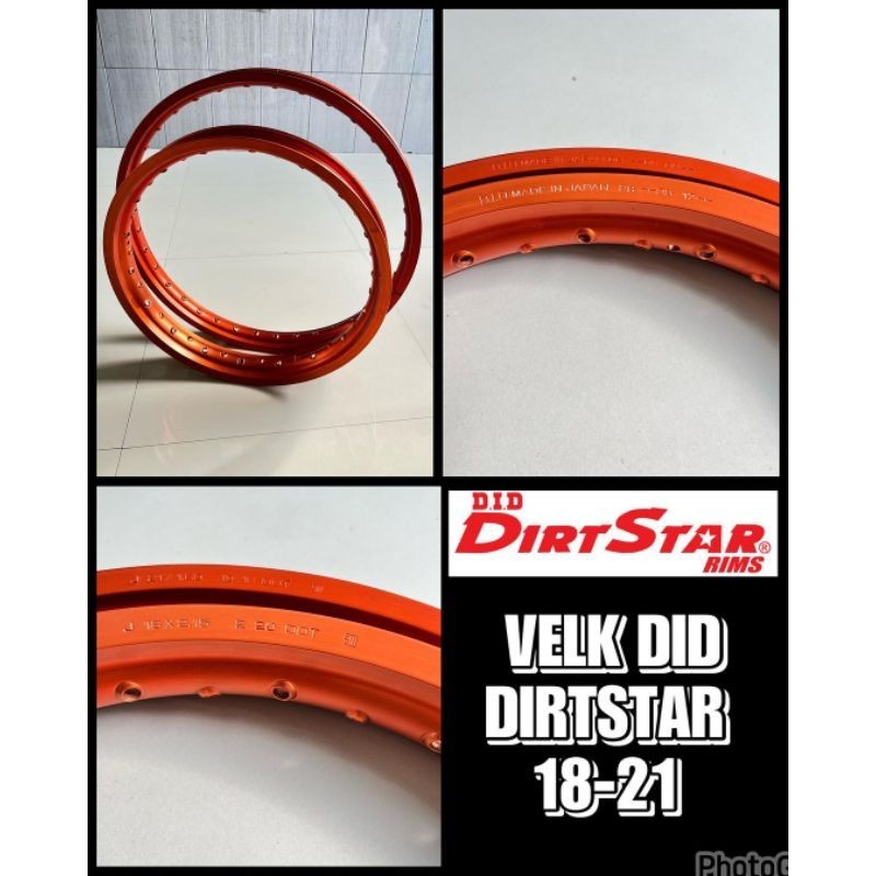 Jual Velg DID DIRTSTAR Rims Cross 18-21 | Shopee Indonesia