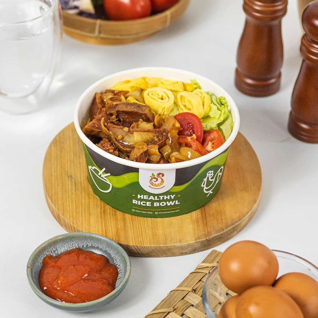 Jual Nasi Healthy Rice Bowl Beef Rollade Catering Sehat Diet Healthy ...