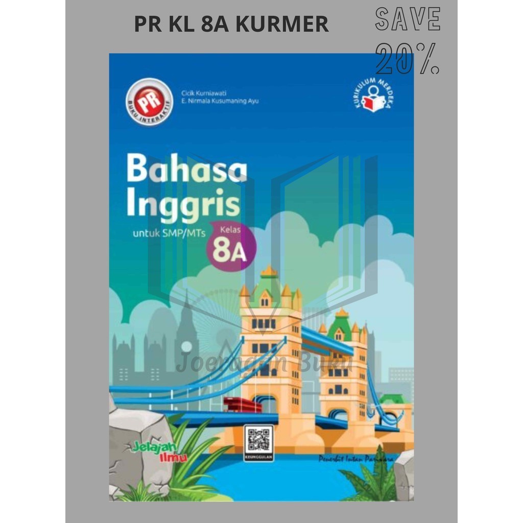 Jual Buku Pr/Lks Bahasa Inggris Kelas 8 SMP/MTS Semester 1 Kurikulum Merdeka Intan pariwara ...