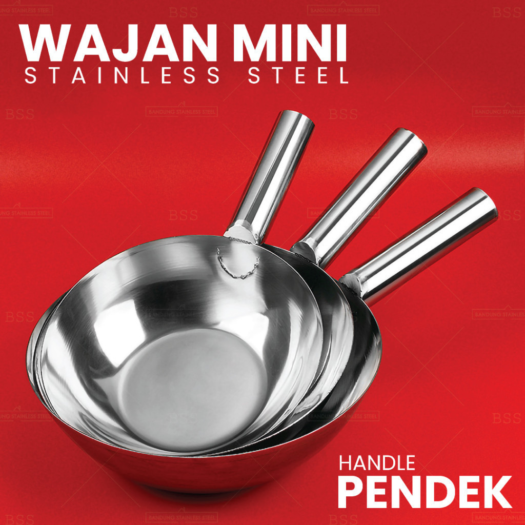 Jual Wajan Mini Murah Gagang Satu Chef Wok Short Handle Penggorengan ...