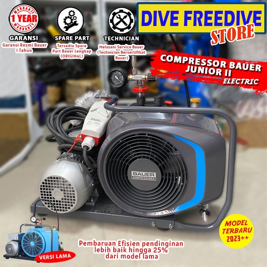 Jual Compressor Bauer Junior II 2 NEW Kompresor Pengisi Isi Tabung ...
