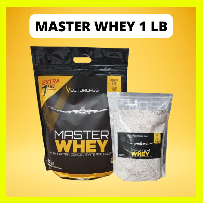 Jual VECTORLABS MASTER WHEY 1 LBS 450 GRAM MASTER WHEY PROTEIN ISOLATE ...