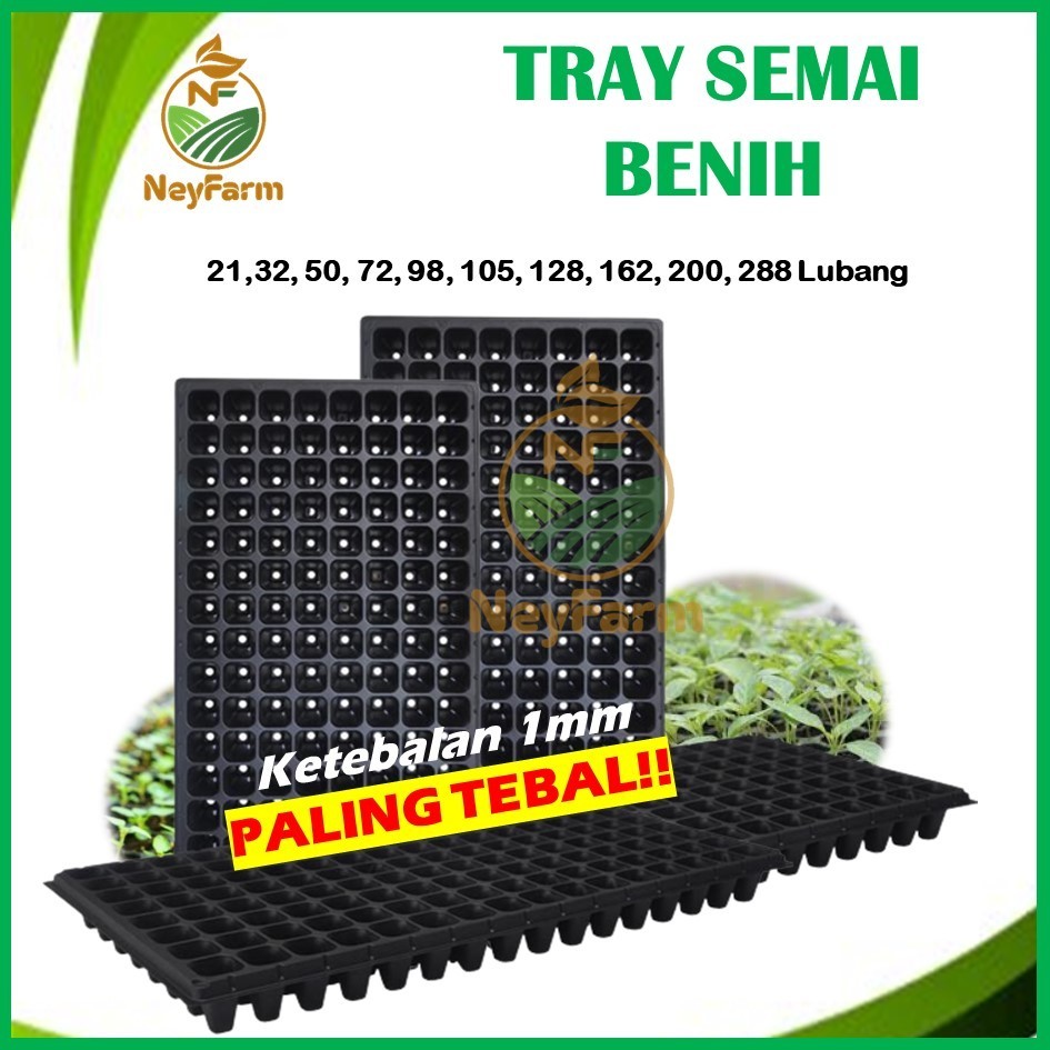 Jual Tray Trai Semai 4 32 50 72 98 105 128 162 200 288 Lubang - Tray ...