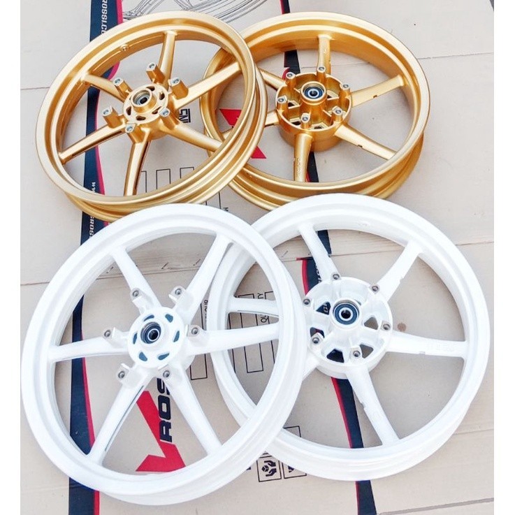 Jual VELG/PELAK RACING V ROSSI SANCA PALANG 6 GOLD NINJA 150 RR ...
