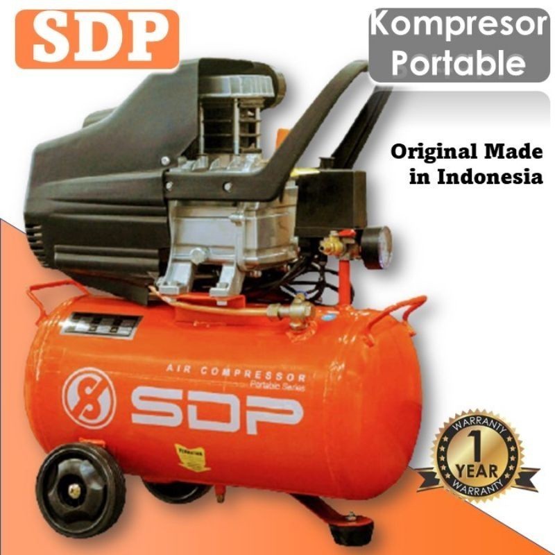 Jual Kompressor Angin Listrik Otomatis SDP 0725 (3/4HP & 25 Liter ...