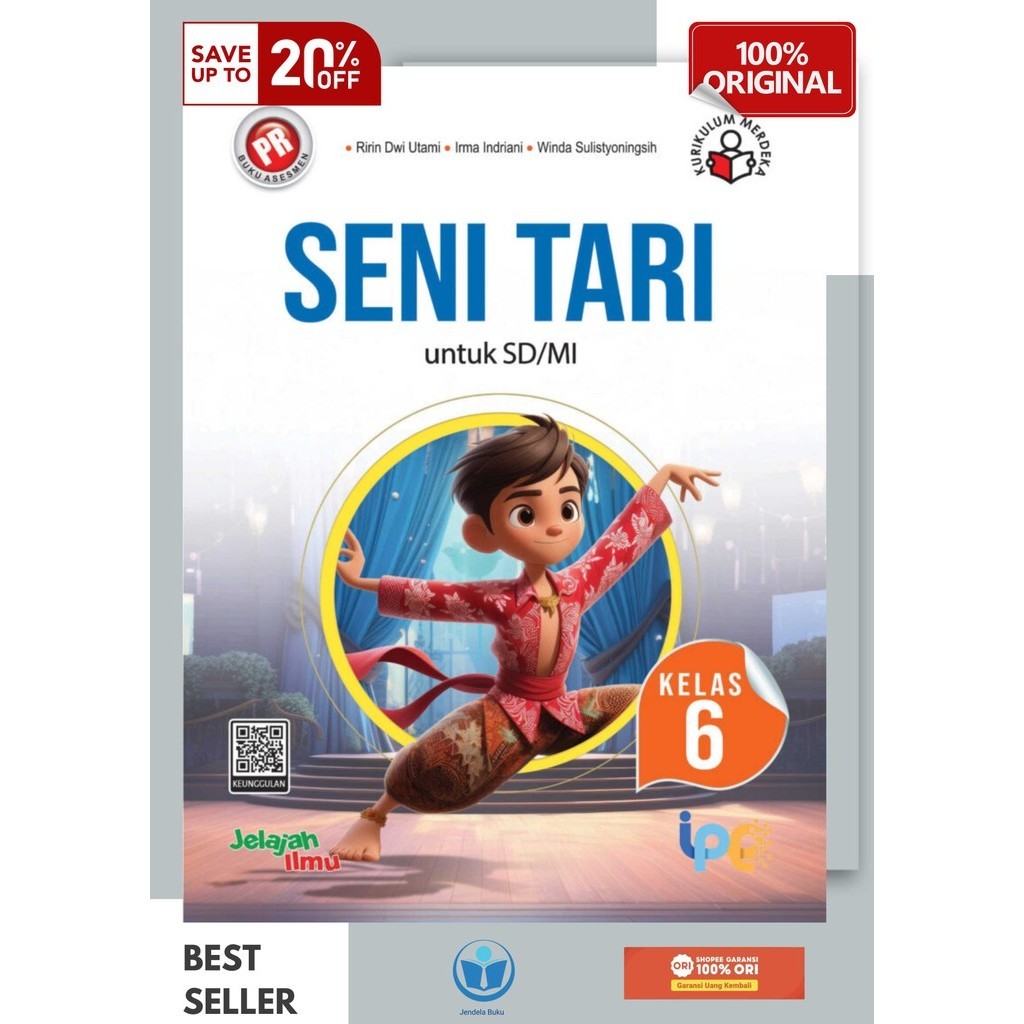 Jual Buku Pr/Lks Kurmer Seni Tari Kelas 6/VI SD/MI Semester 1&2 Kurikulum Merdeka Intan pariwara ...