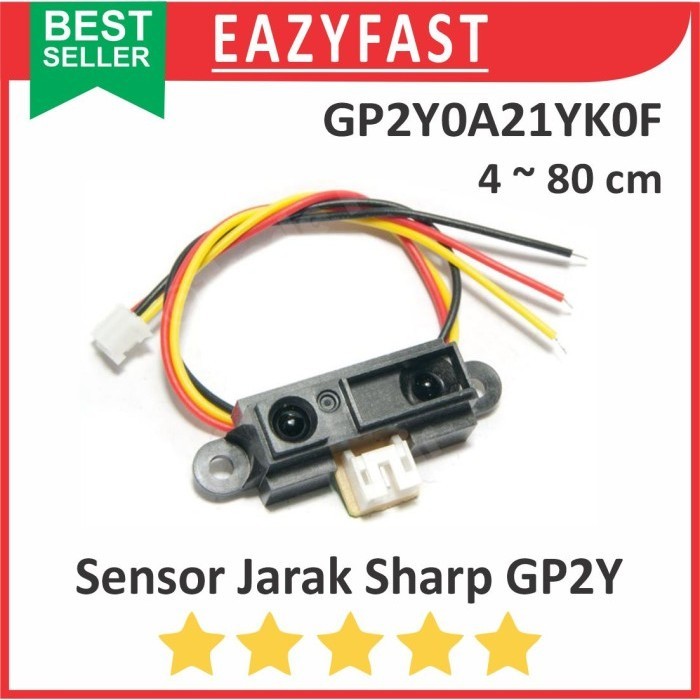 Jual Modul Sensor Jarak IR Sharp GP GP2Y0A21YK0F Range Distance Module | Shopee Indonesia