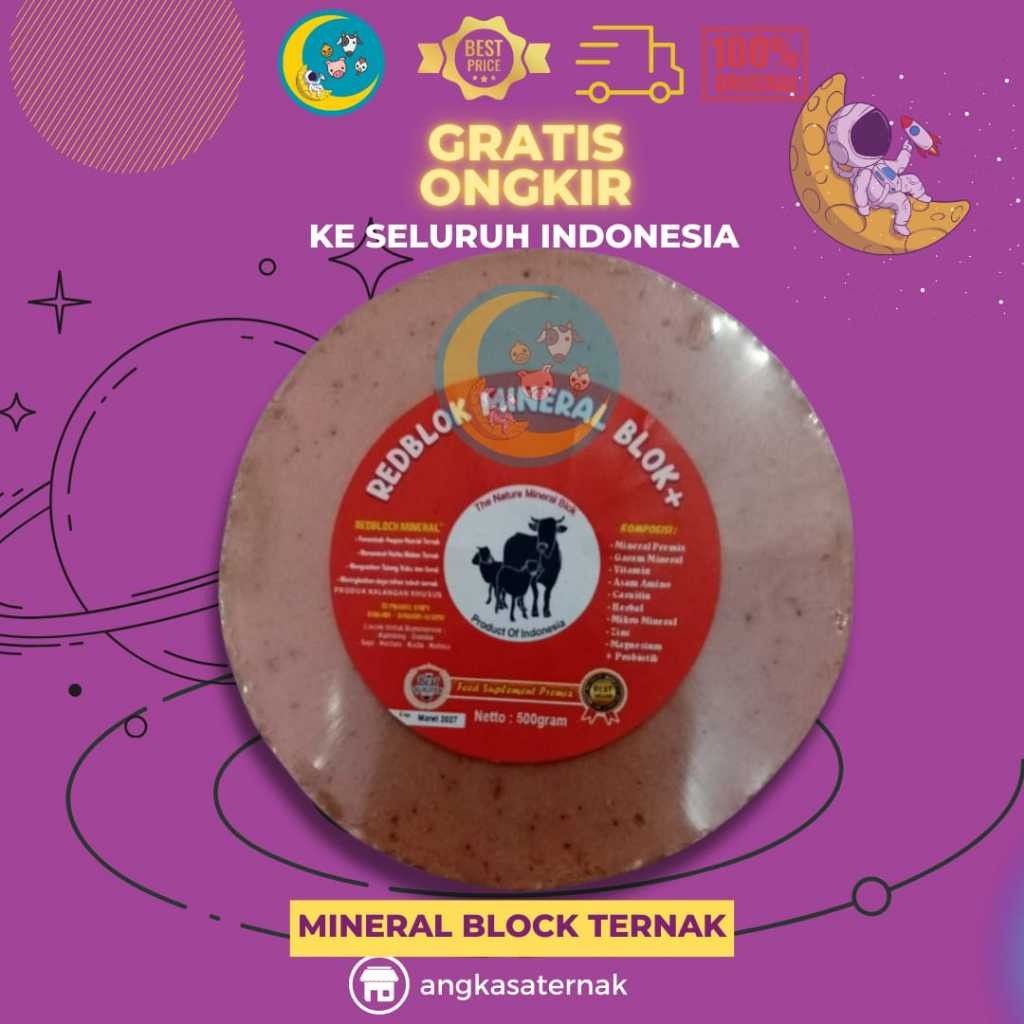 Jual REDBLOK SUPER MINERAL BLOK ORIGINAL 500 GRAM - Premium New Formula ...