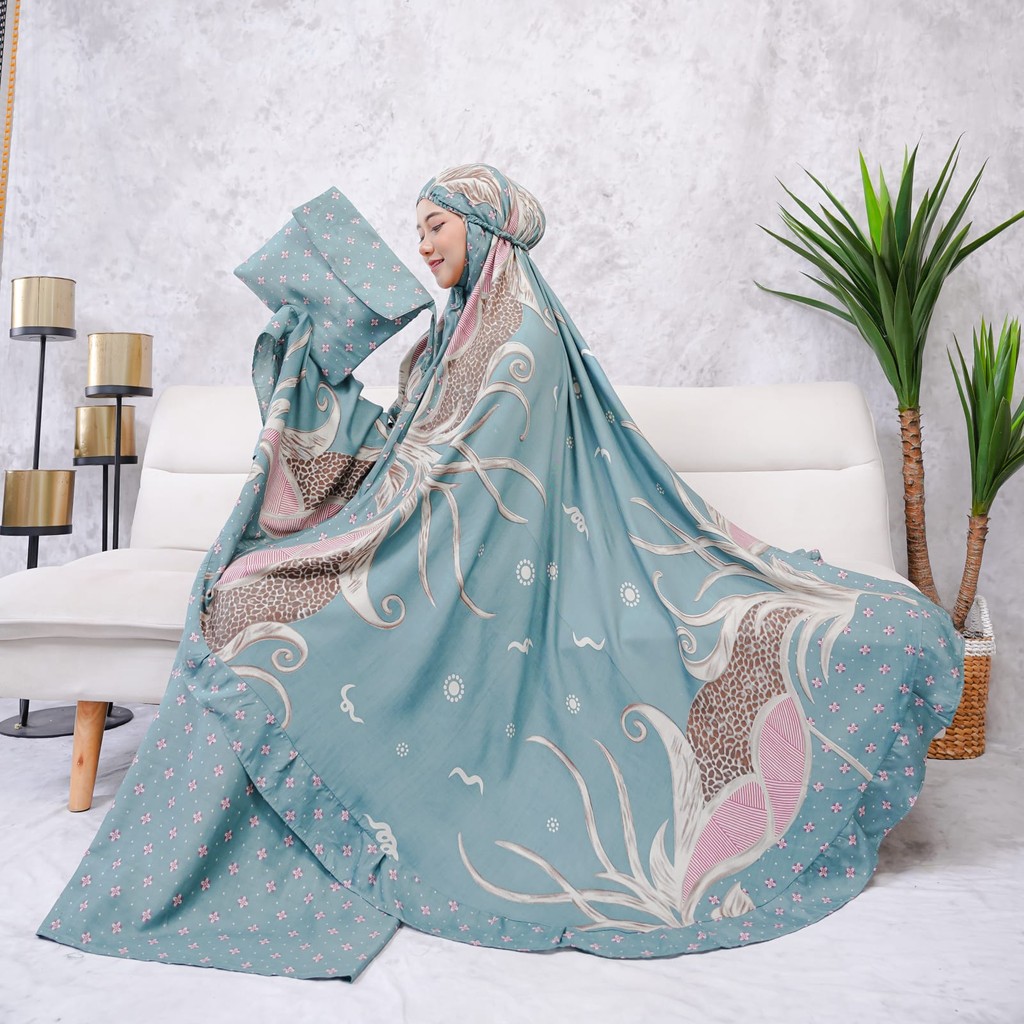 Jual Mukena Dewasa Jumbo Aracely By Putri Dania | Shopee Indonesia