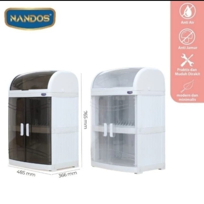 Jual RAK PIRING/RAK PIRING PLASTIK/LEMARI PIRING PORTABLE - 3 SUSUN ...