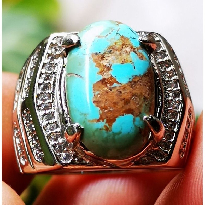 Jual Batu akik natural pirus Persia asli | Shopee Indonesia