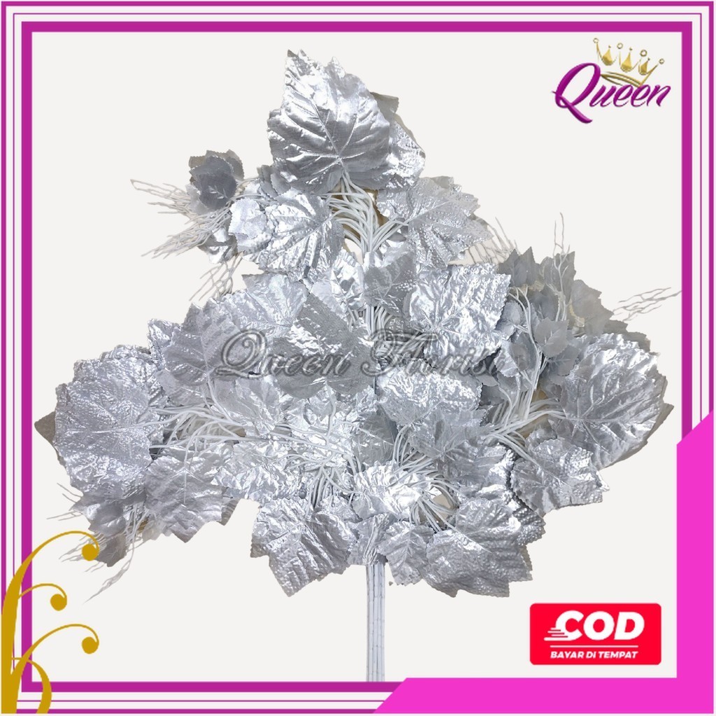 Jual Daun Anggur Plastik 1 Lusin (12 pcs) Dekorasi Artificial - Lusinan ...