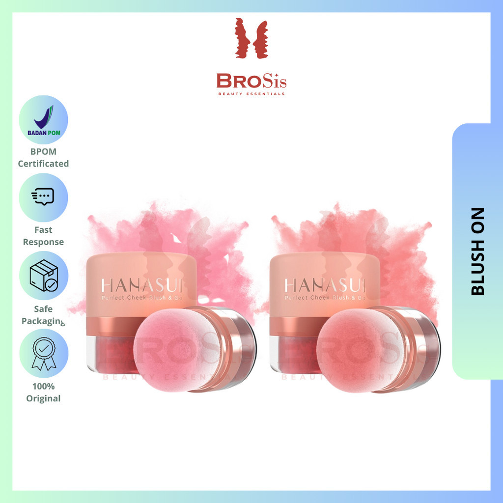 Jual Hanasui Perfect Cheek Blush & Go Powder - Blush On | Shopee Indonesia