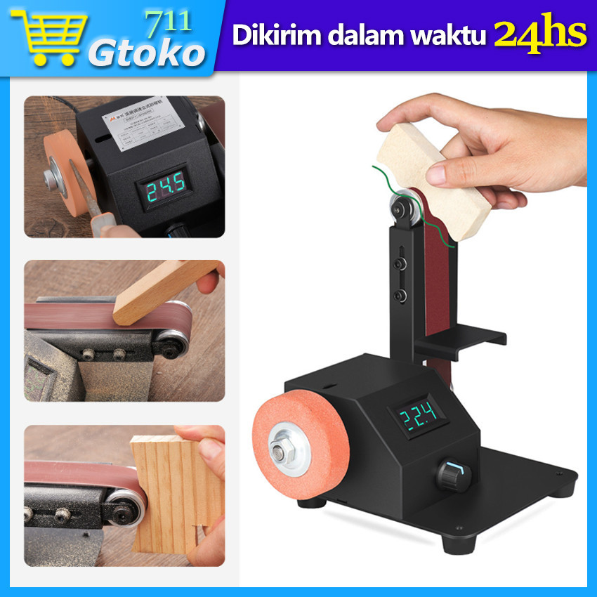Jual Mesin Amplas Duduk Belt Disc Sander Grinder Mini Electric | Shopee ...