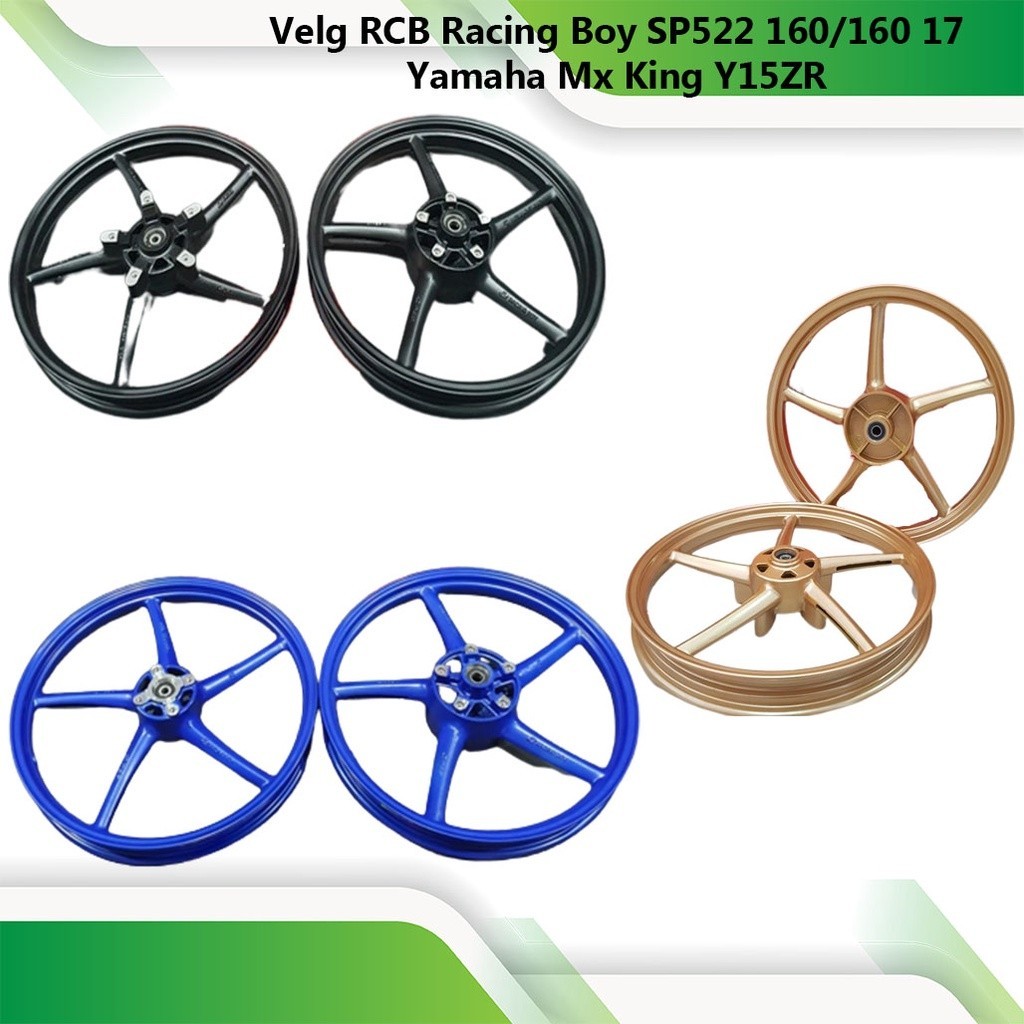 Jual Velg RCB Racing Boy SP522 160/160 17 Yamaha Mx King Y15ZR | Shopee ...