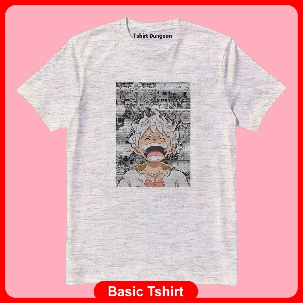 Jual Kaos Wanita Sablon Anime One Piece Luffy Op4 Tshirt Cewek Oversize ...