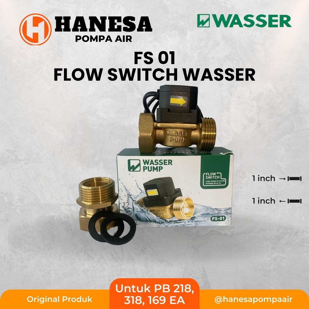 Jual Flow Switch Wasser Otomatis Pompa Booster / Pendorong | Shopee Indonesia