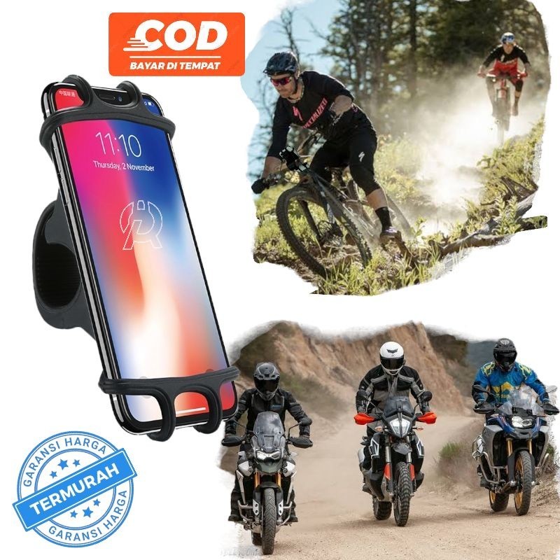 Jual TERMURAH Holder HP Motor dan Sepeda Bracket Universal Dudukan Handphone Gps Smartphone ...