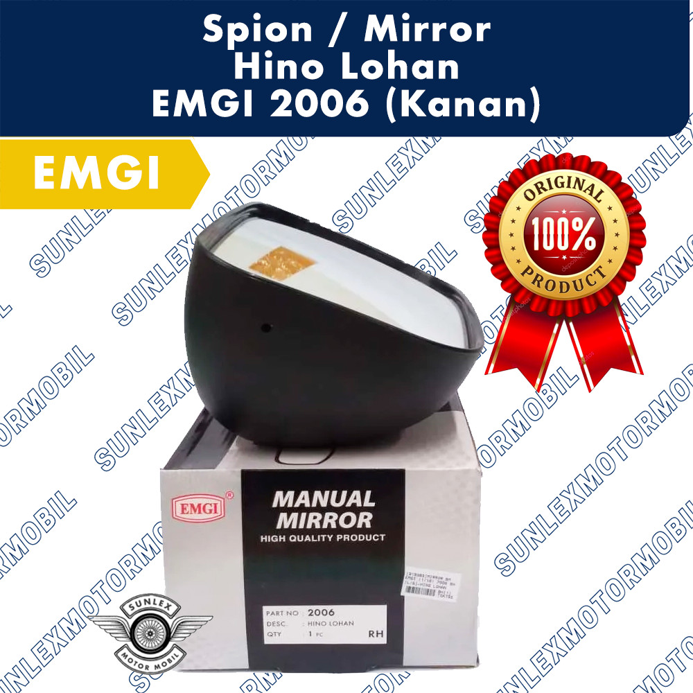 Jual EMGI 2006 Kaca Spion Kanan Truk Hino Lohan Isuzu Giga Original ...