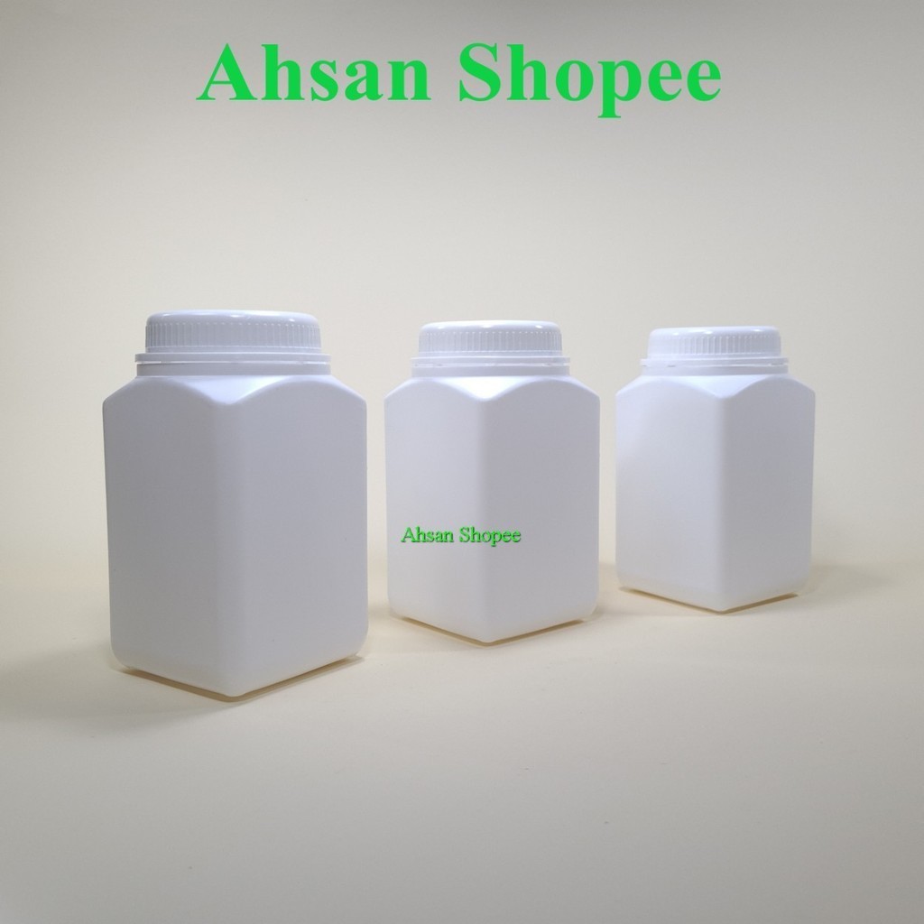 Jual Botol 1 Kg Kotak Putih / Botol Lem / Botol Hdpe / Botol Obat ...