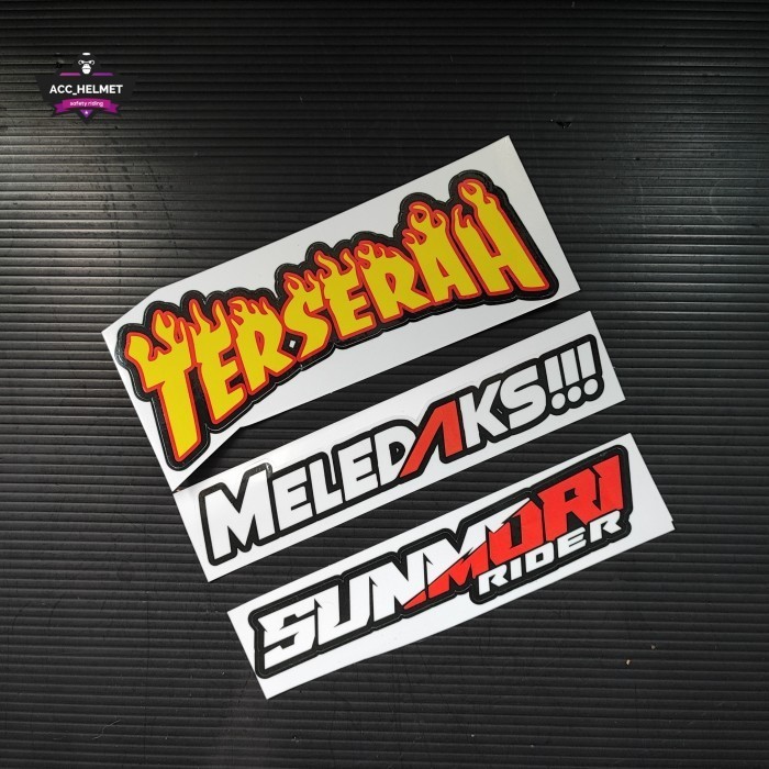 Jual STIKER / STICKER CUTTING KATA KATA KEREN | SUNMORI, TERSERAH ...