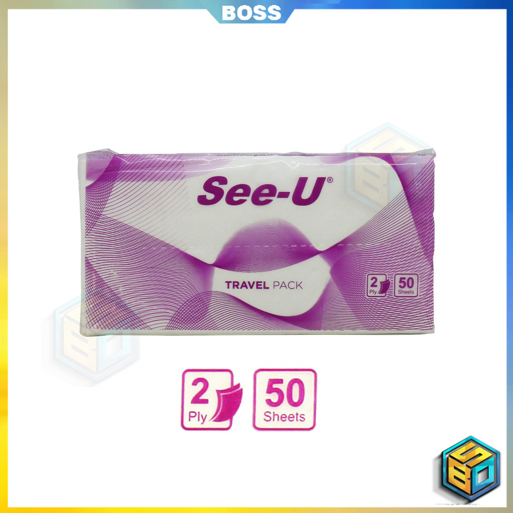 Jual BOSS MURAH COD Facial Tissue 50 Sheet / Tissue Wajah 2ply / Travel ...