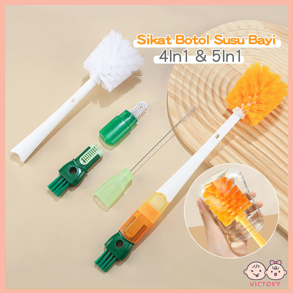 Jual VICTOKY Sikat Pembersih Botol Multifungsi / Sikat Botol Susu Bayi ...