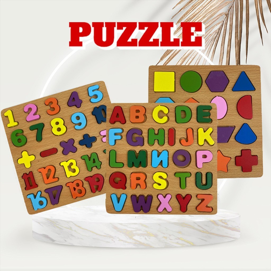 Jual Mainan Edukasi Anak Puzzle/ Mainan Anak Puzzle Kayu 2121A | Shopee ...
