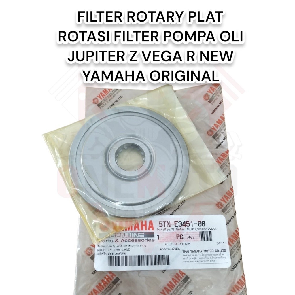 Jual Orimoto - ROTARY FILTER POMPA OLI JUPITER Z VEGA R NEW YAMAHA 5TN-E3451-00 ORIGINAL ...