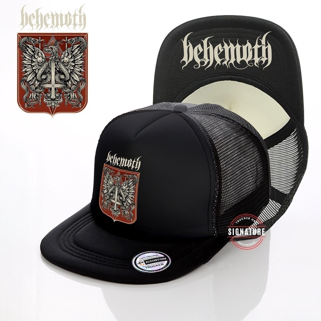 Jual Behemoth | Topi Trucker | Snapback | Topi cowo | Topi Jaring ...