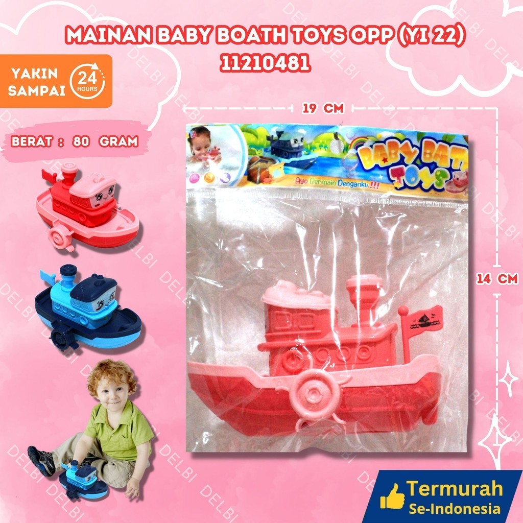 Jual Mainan Kapal-Kapalan Perahu Air Baby Bath Boat Toys YI22 ...