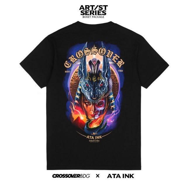 Jual [HOT] GRAPHIC TEES ARTIST SERIES/INKED TRIBE " CROSSOVERBDG x ATTA ...