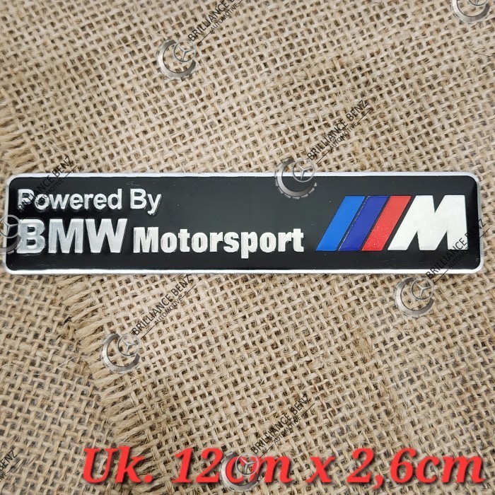 Jual EMBLEM BMW M PERFORMANCE ALUMUNIUM EMBLEM PLATE BMW MOTORSPORT M3 ...