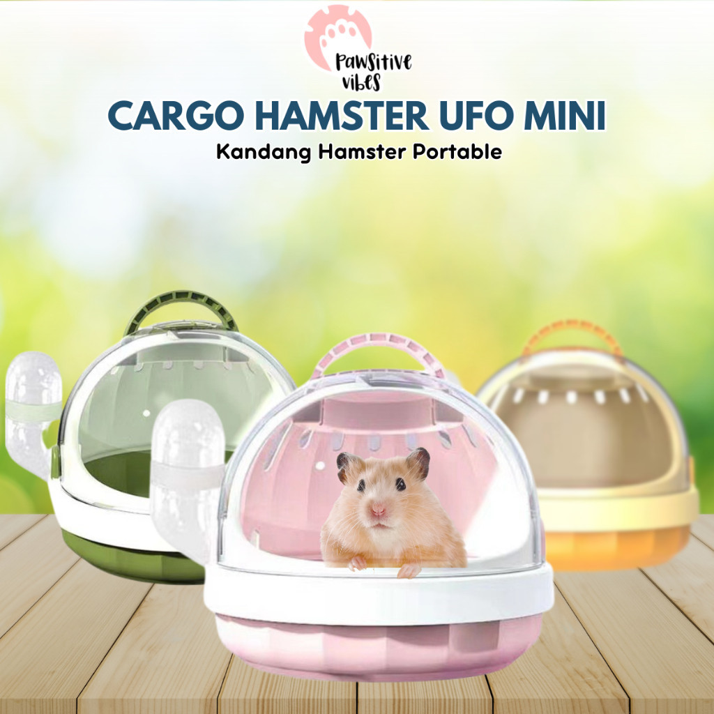 Jual Pet Cargo Hamster Model UFO Mini - Hamster Cage - Kandang Travel ...