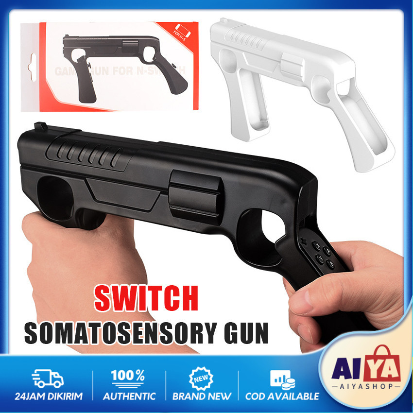 Jual Shooting Pistol Game Gun Handle Joycon Nintendo Switch V1 V2 Oled ...
