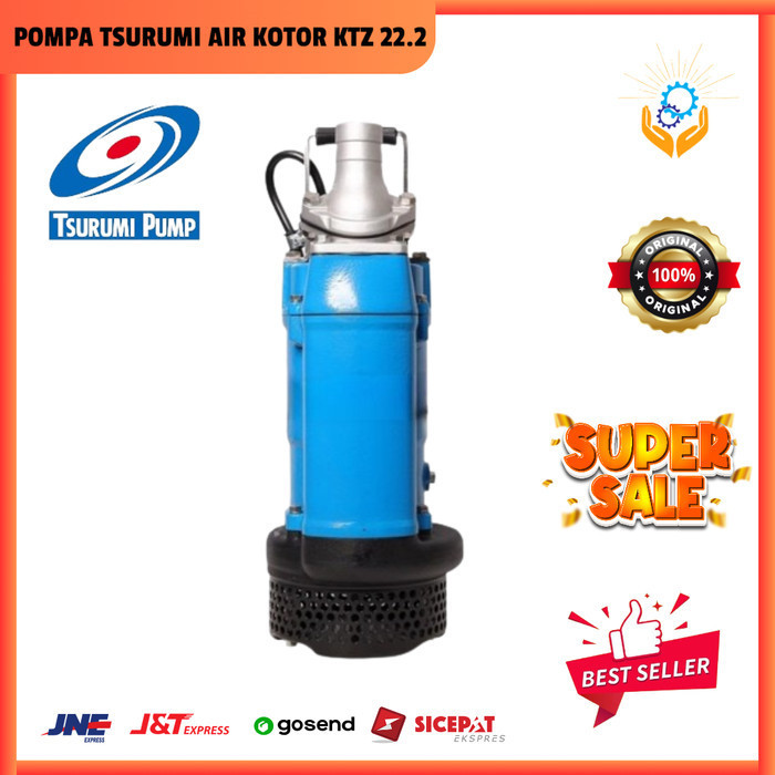 Jual POMPA CELUP AIR KOTOR TSURUMI KTZ22.2 3HP 380V SUBMERSIBLE KTZ 22.2 | Shopee Indonesia