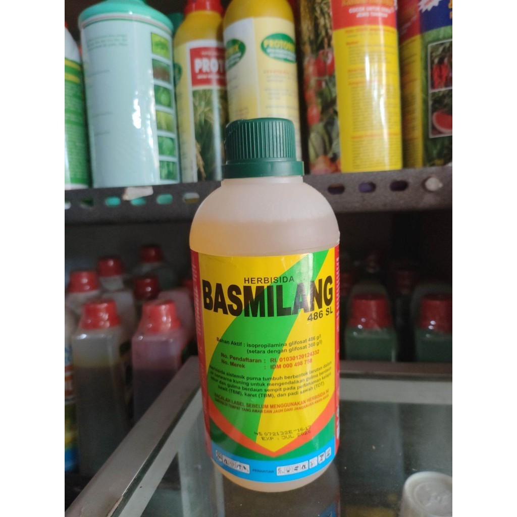 Jual Herbisida Pembasmi Rumput Ilalang Basmilang 486 SL 500 ml | Shopee ...