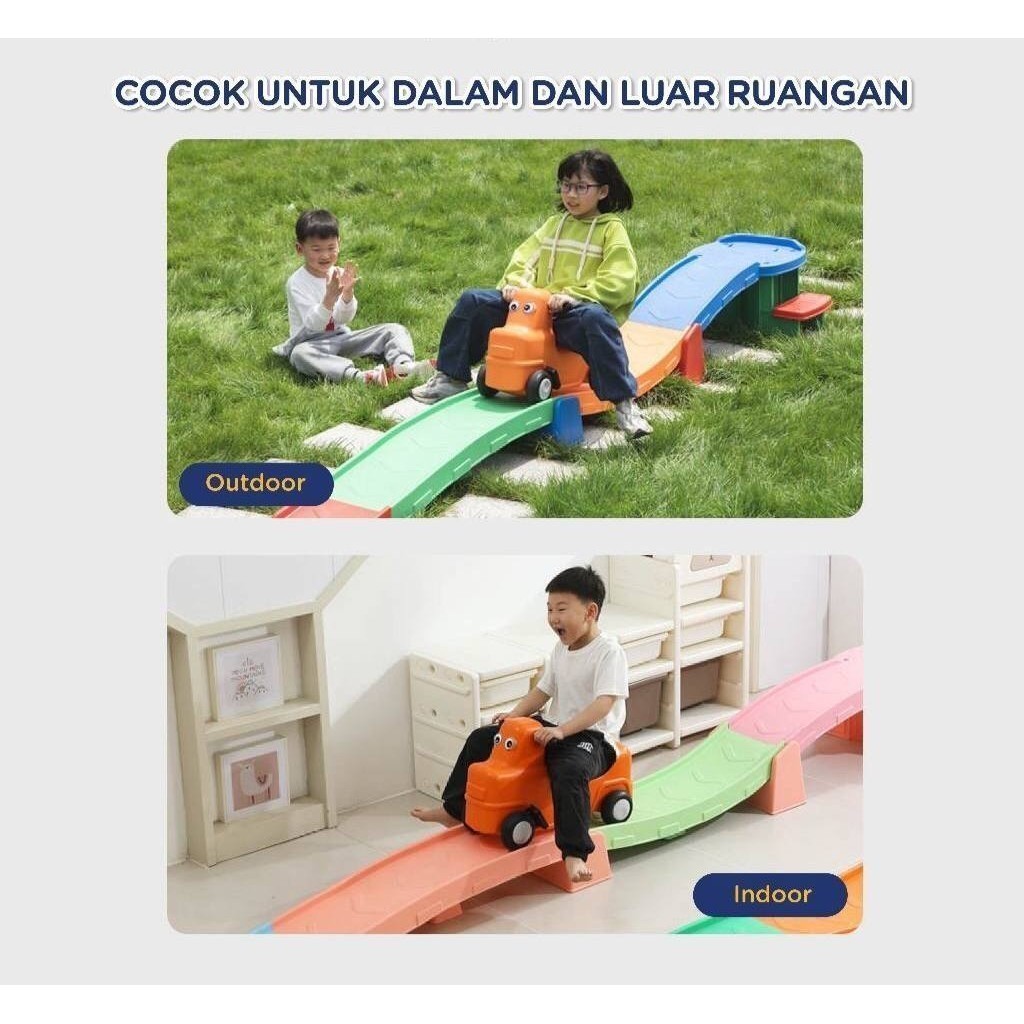 Jual Parklon Mainan Mobil Seluncur Roller Coaster Anak Perosotan ...