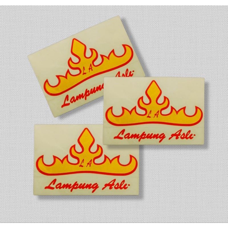 Jual sticker siger lampung cutting menyala sticker motor kaca belakang ...