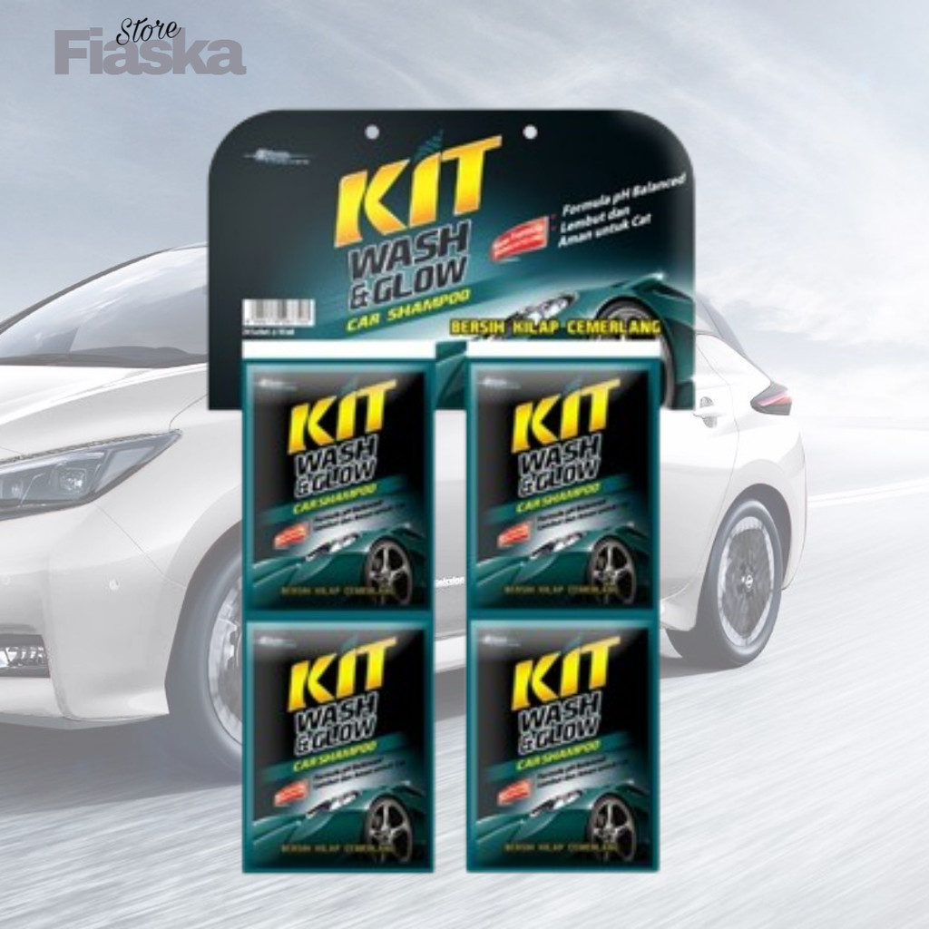 Jual KIT WASH AND GLOW SACHET SHAMPOO CUCI MOBIL MOTOR 1 PACK (ISI 24 ...