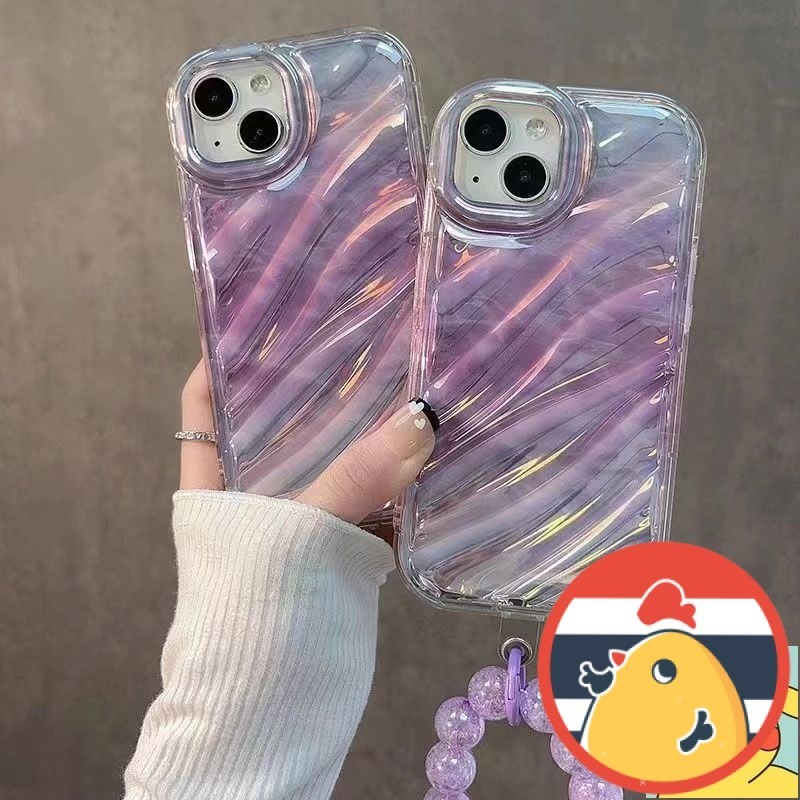 Jual silcone phone dazzle wave case shiny hologram colour untuk vivo ...