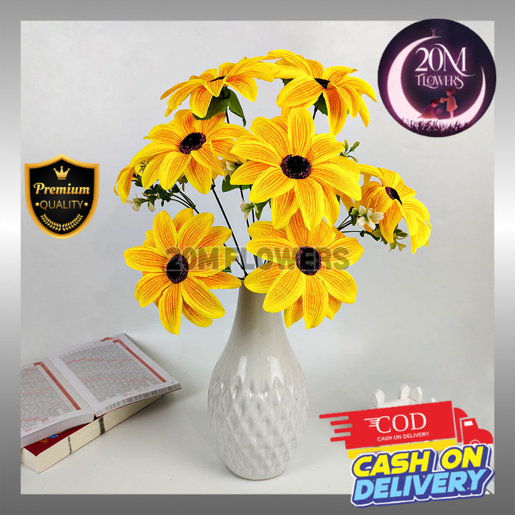 Jual Bunga Amarilis Cabang 5 Bunga Premium Artificial Bunga matahari ...