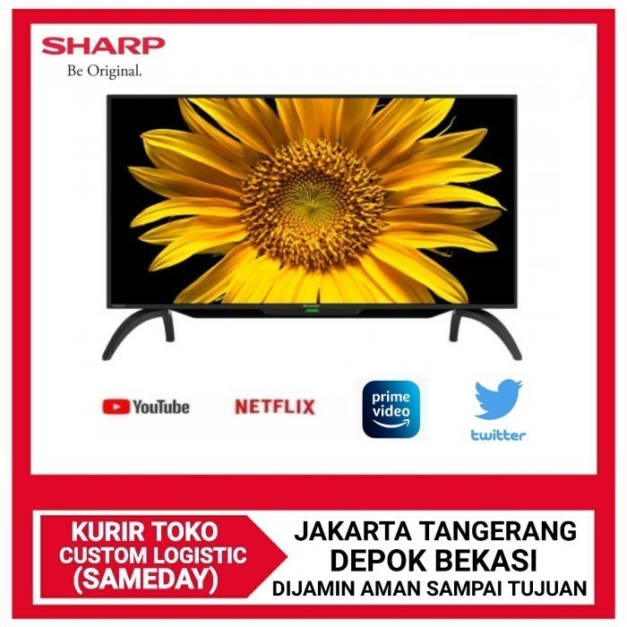 Jual LED SHARP 42 Inch LED TV 2K NEW EASYSMART 2T-C42DF1i | Shopee ...