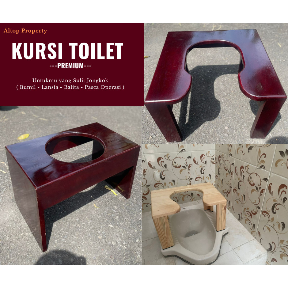Jual KURSI WC DUDUK KursiToiletJongkok + KursiToilet / KursiKlosetWC ...