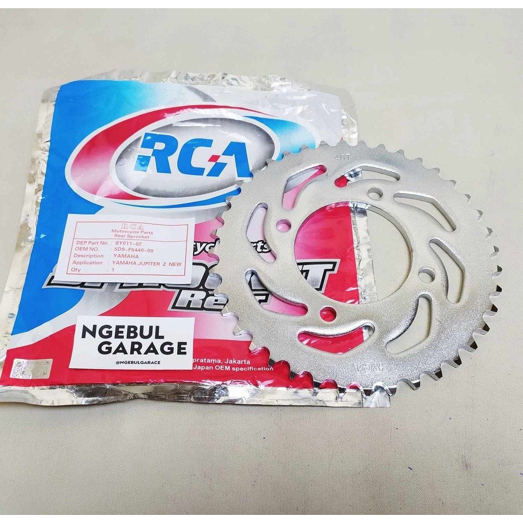 Jual Gear Belakang Jupiter Z New Ukuran 428 40T YAMAHA 5D9 F5440 00 RCA ...