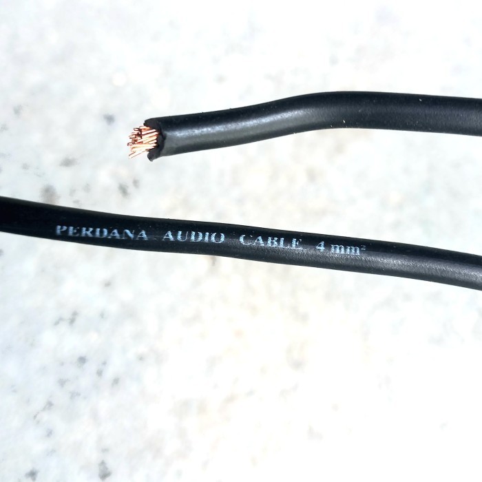 Jual kabel perdana 4mm 1 meter serabut awg 12 nyaf 4 mm listrik audio ...