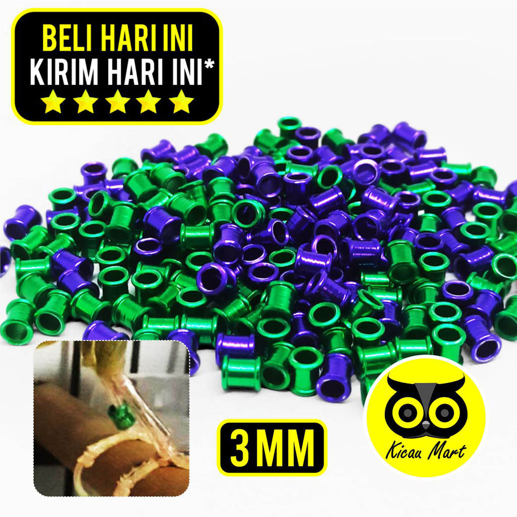 Jual KICAU MART Ring Velg Burung Kenari 3mm 3 Mm Ring Penanda Kaki ...